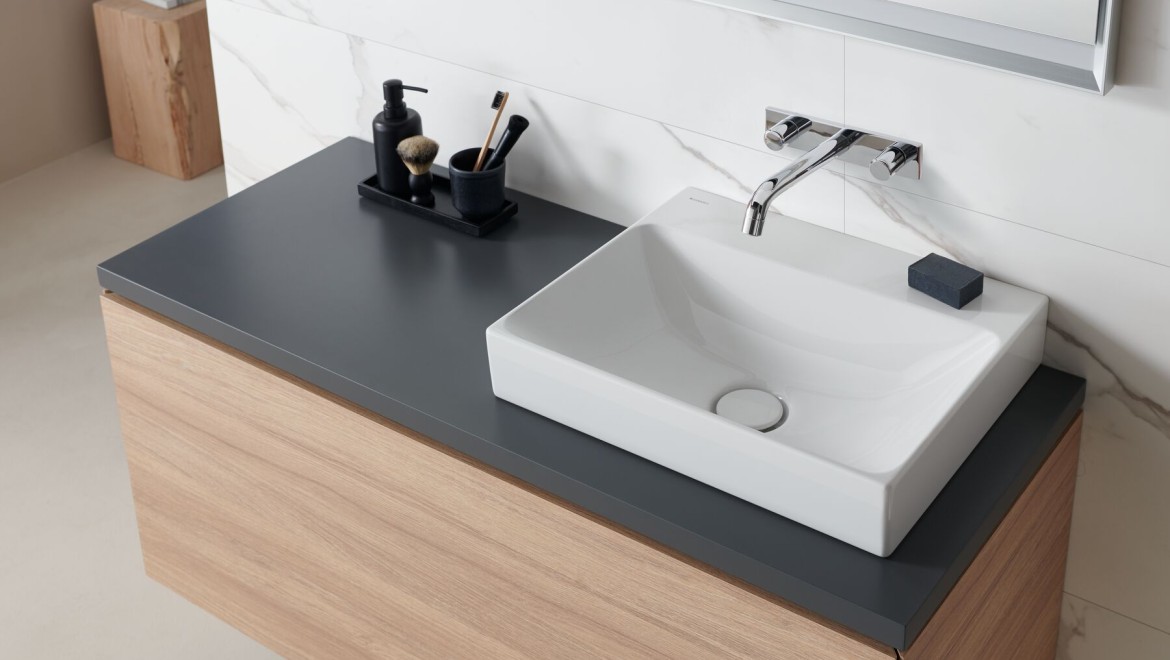 Washbasin cabinets for bathrooms & guest WCs | Geberit