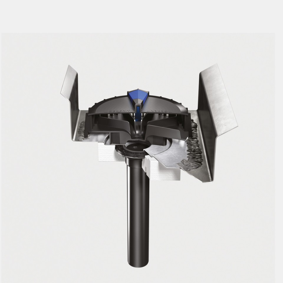 Geberit Pluvia: efficient roof drainage | Geberit